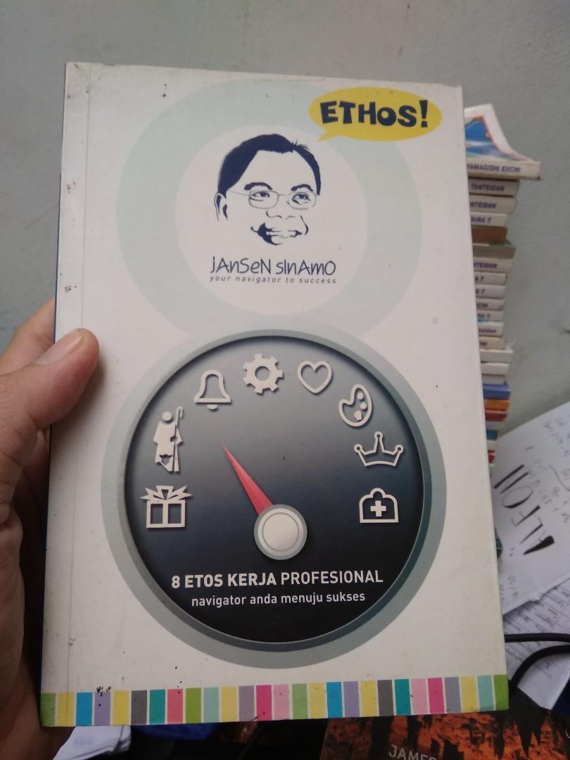 8 Etos Kerja Profesional - Jansen Sinamo, Buku & Alat Tulis, Buku di Carousell