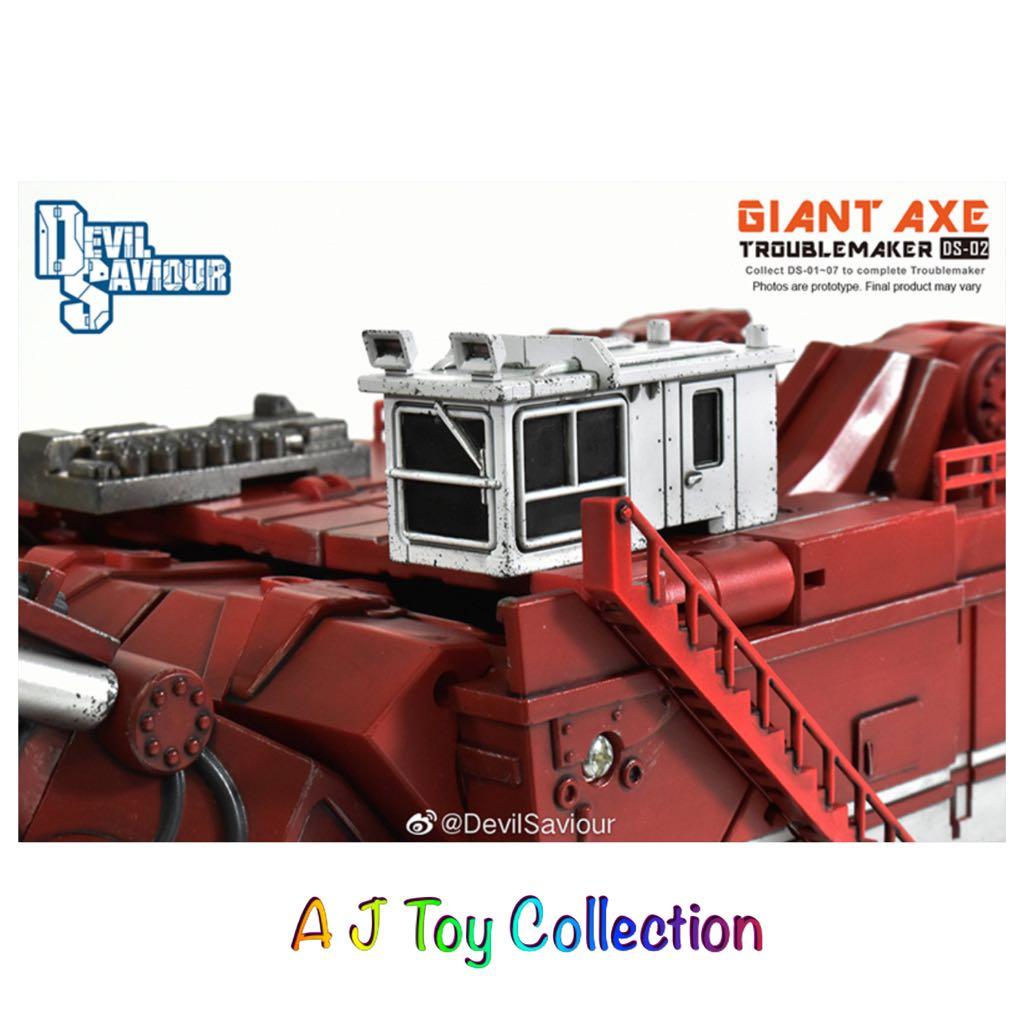 [ In Stock ] Transformers DS Devil Saviour DS-02 DS02 Giant Axe ...