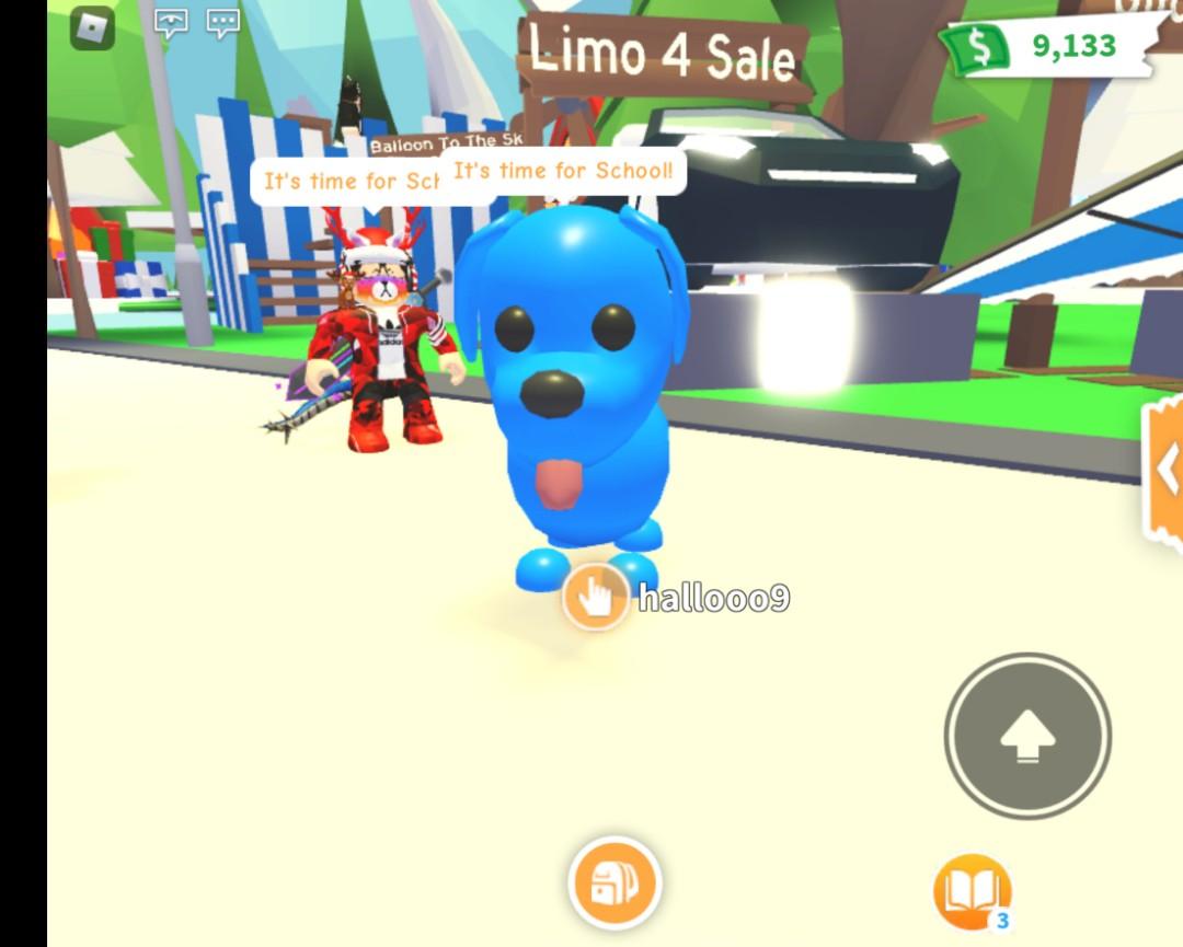 Adopt me blue dog, Video Gaming, Gaming Accessories, Game Gift Cards ...