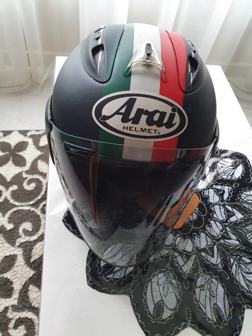 arai ram 4 tricolore, Motorcycles, Motorcycle Accessories on Carousell