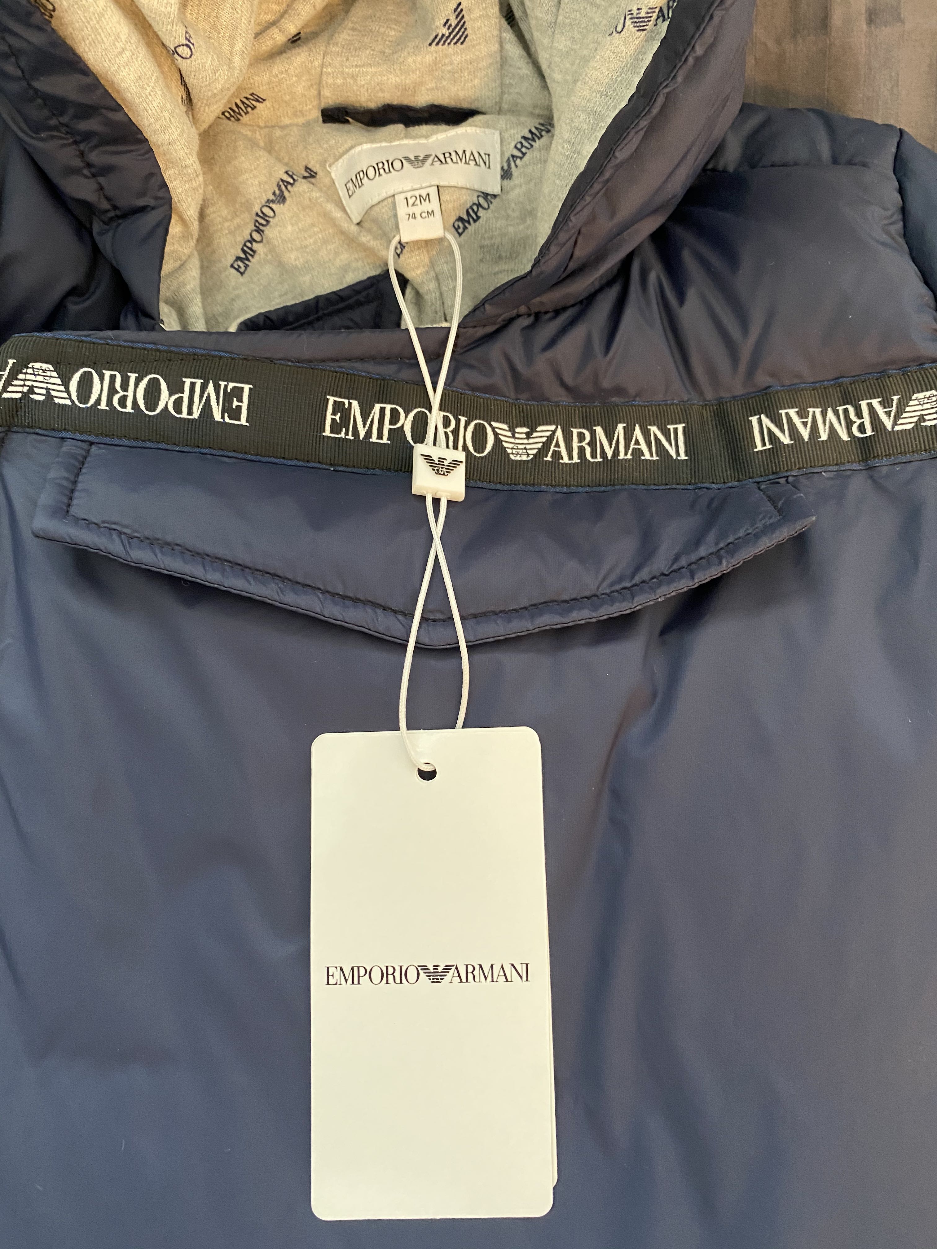 Armani Winter snow suit - waterproof, Babies & Kids, Babies & Kids ...