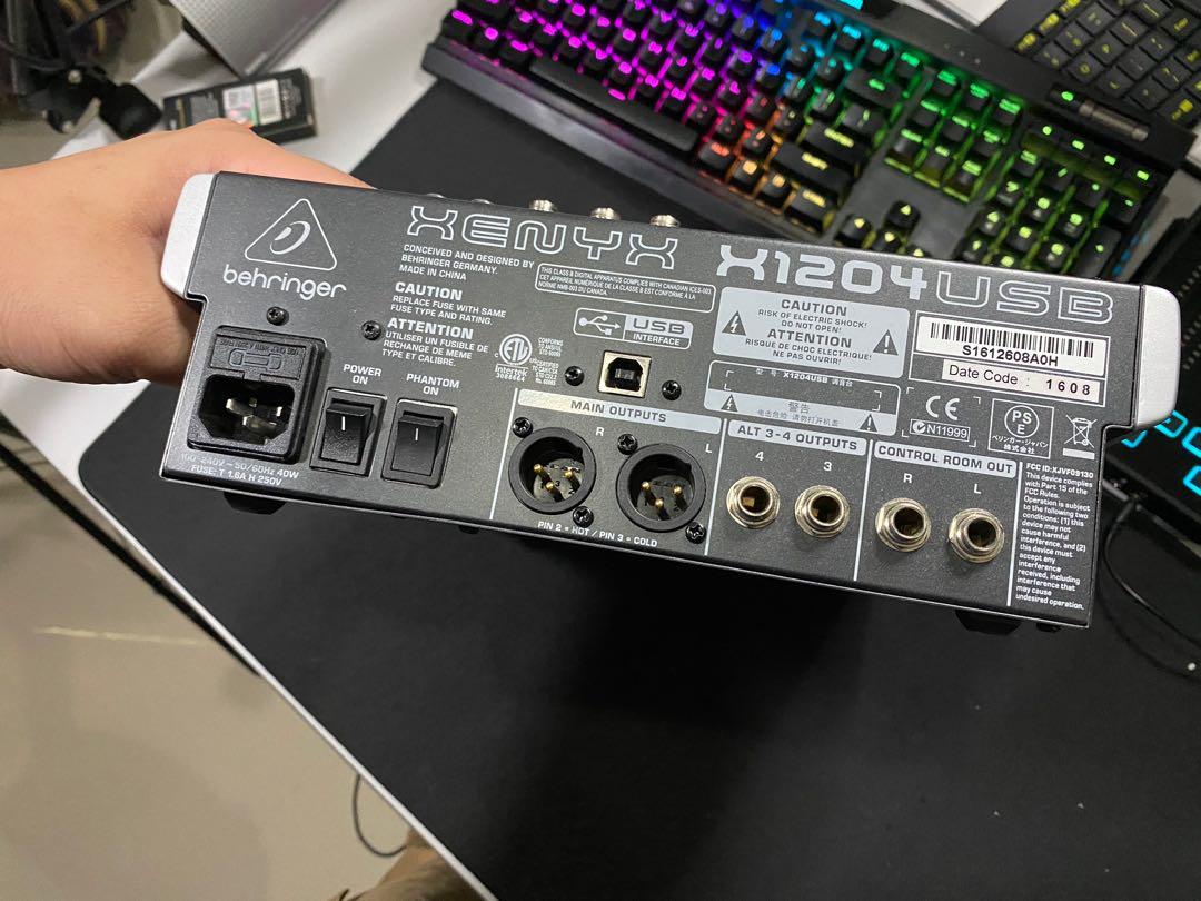 Behringer Xenyx X1204USB, Audio, Portable Audio Accessories on Carousell