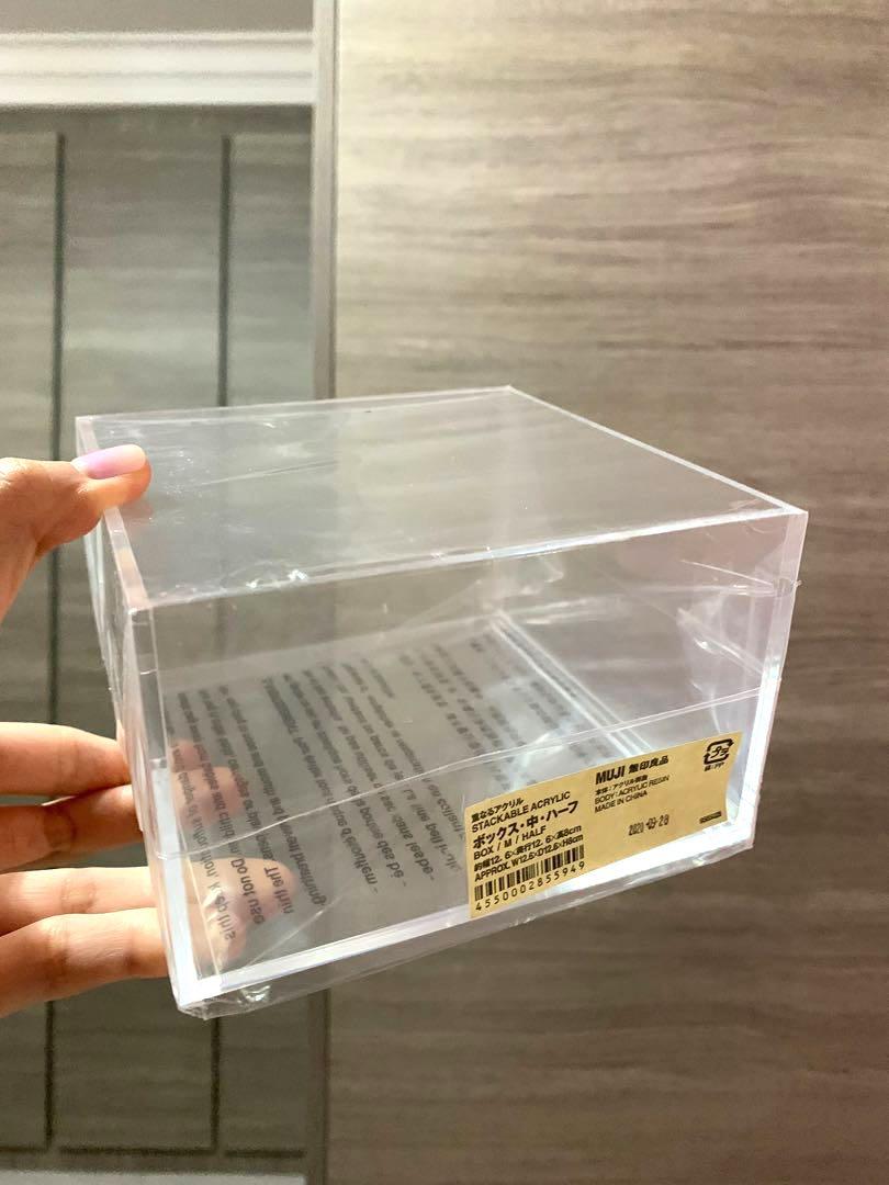 Muji Acrylic storage (few items), Furniture & Home Living, Home ...