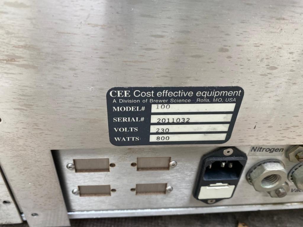 Brewer Science Cee 100 Vacuum Spin Coater @ $500, Everything Else on ...