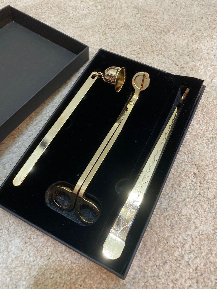 Candle Tool Set (Gold) - Artisan of Sense, Everything Else on Carousell