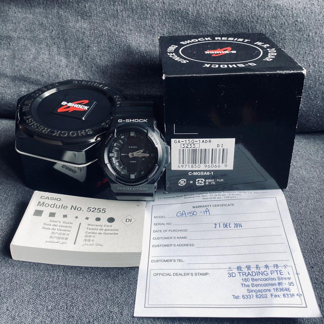 CASIO G-SHOCK Watch GA150-1A, Luxury, Watches on Carousell