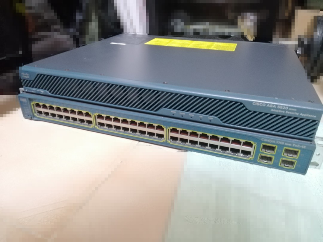 Catalyst 3560 and Cisco ASA 5520, Computers & Tech, Parts & Accessories ...