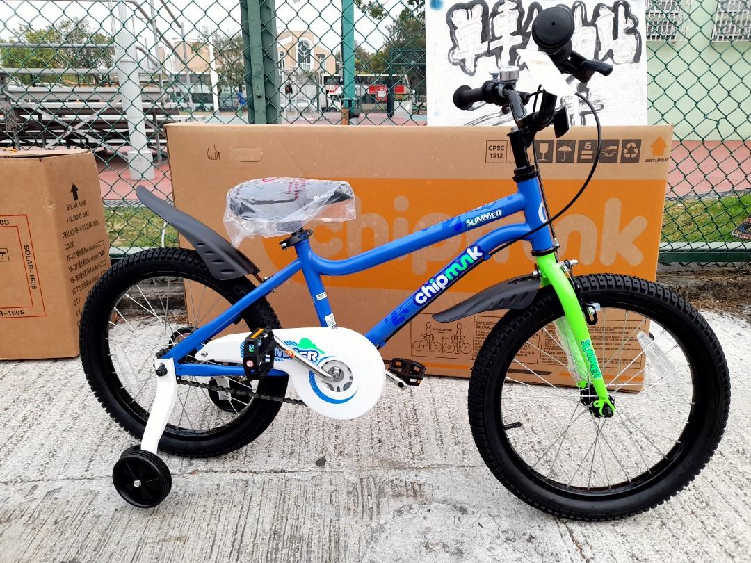 CHIPMUNK 18吋兒童單車 小花鼠kids bike, 運動產品, 單車及配件, 單車 - Carousell