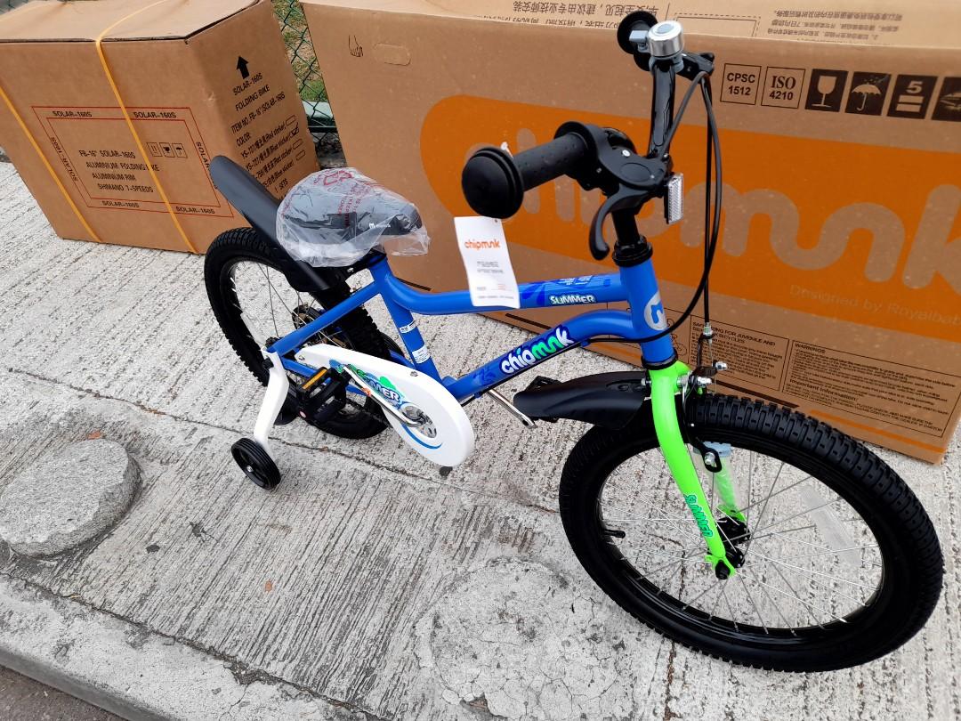CHIPMUNK 18吋兒童單車 小花鼠kids bike, 運動產品, 單車及配件, 單車 - Carousell