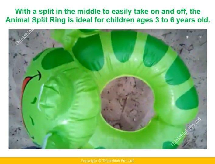 Intex Animal Split Ring Pool Floats (Design- Frog) for Kid - 3 to 6 ...