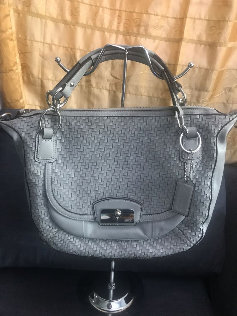 Coach Leather Two way Bag, Luxury, Bags & Wallets on Carousell