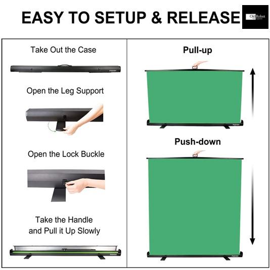 Collapsible Green Screen Backdrop, Photography, Photography Accessories ...