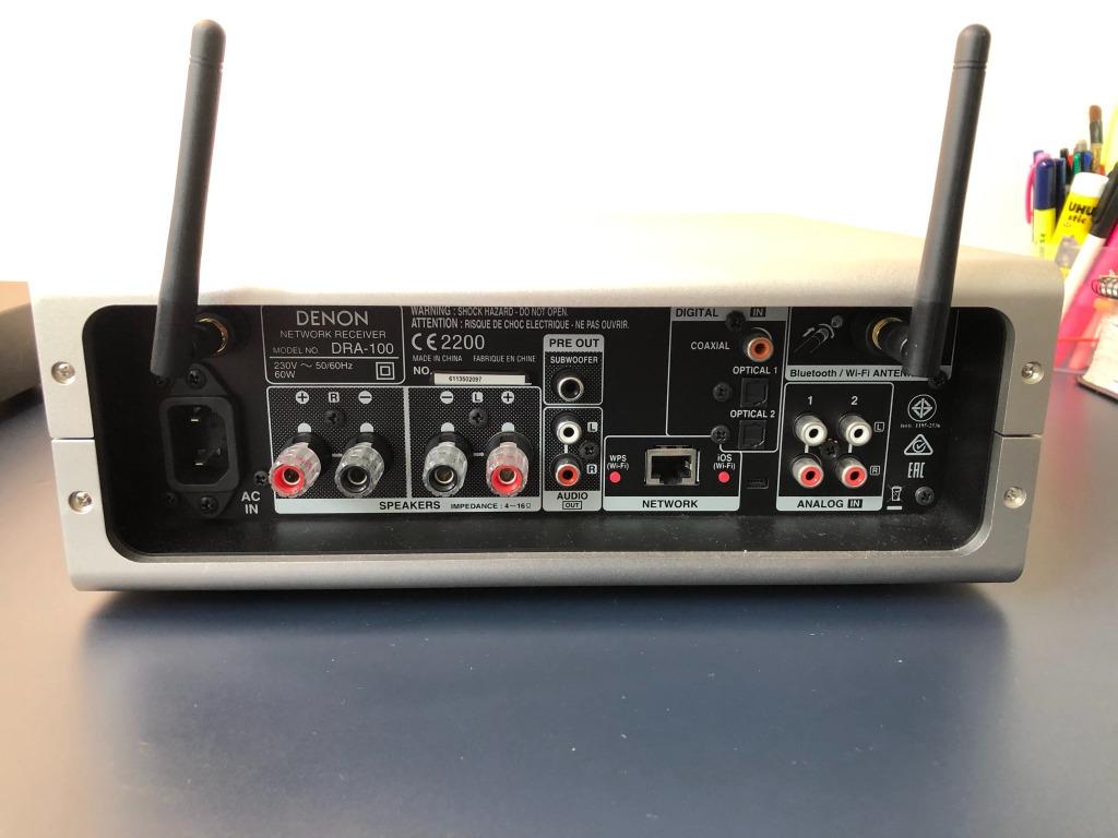 Denon DRA-100 Network Integrated Amplifier, Audio, Soundbars, Speakers ...