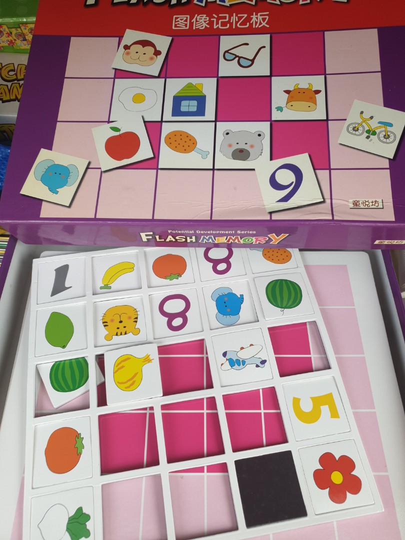 Educational memory game for preschoolers, Hobbies & Toys, Toys & Games ...