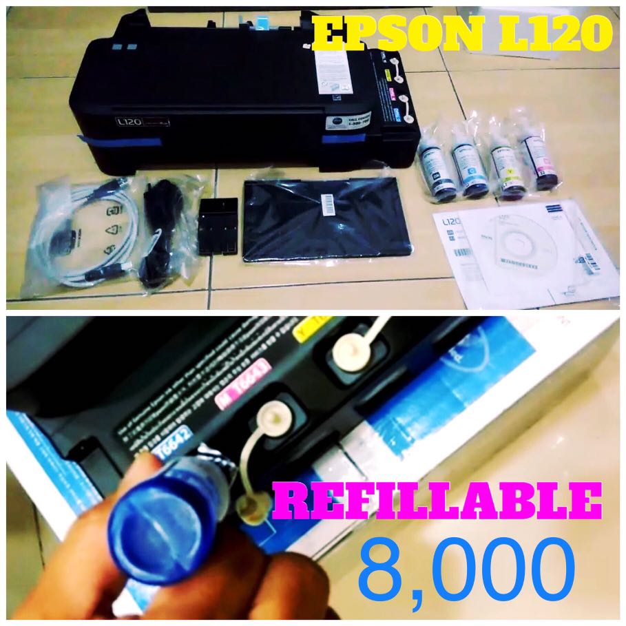 EPSON L120 (built in continues ink), Computers & Tech, Printers ...