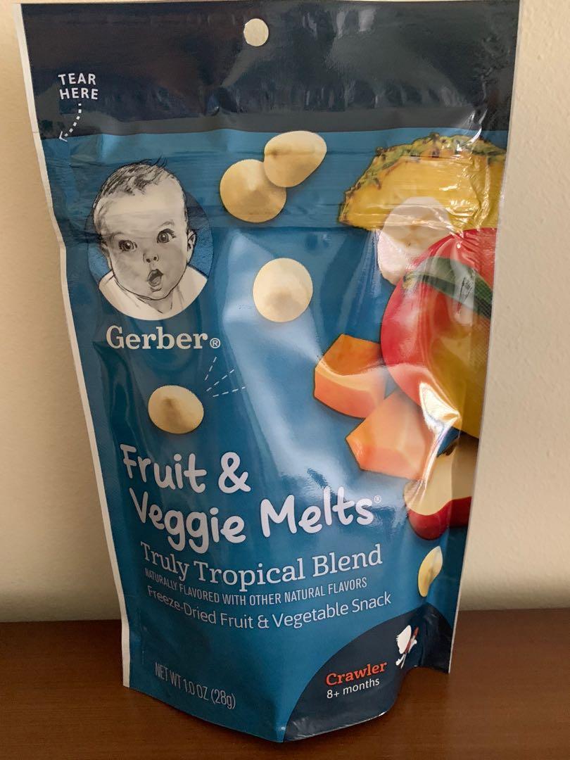 Gerber Fruits & Veggie Melts, Babies & Kids, Nursing & Feeding, Weaning ...