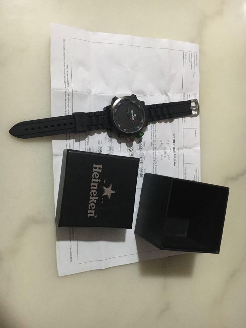 Heineken wrist watch, Mobile Phones & Gadgets, Wearables & Smart ...