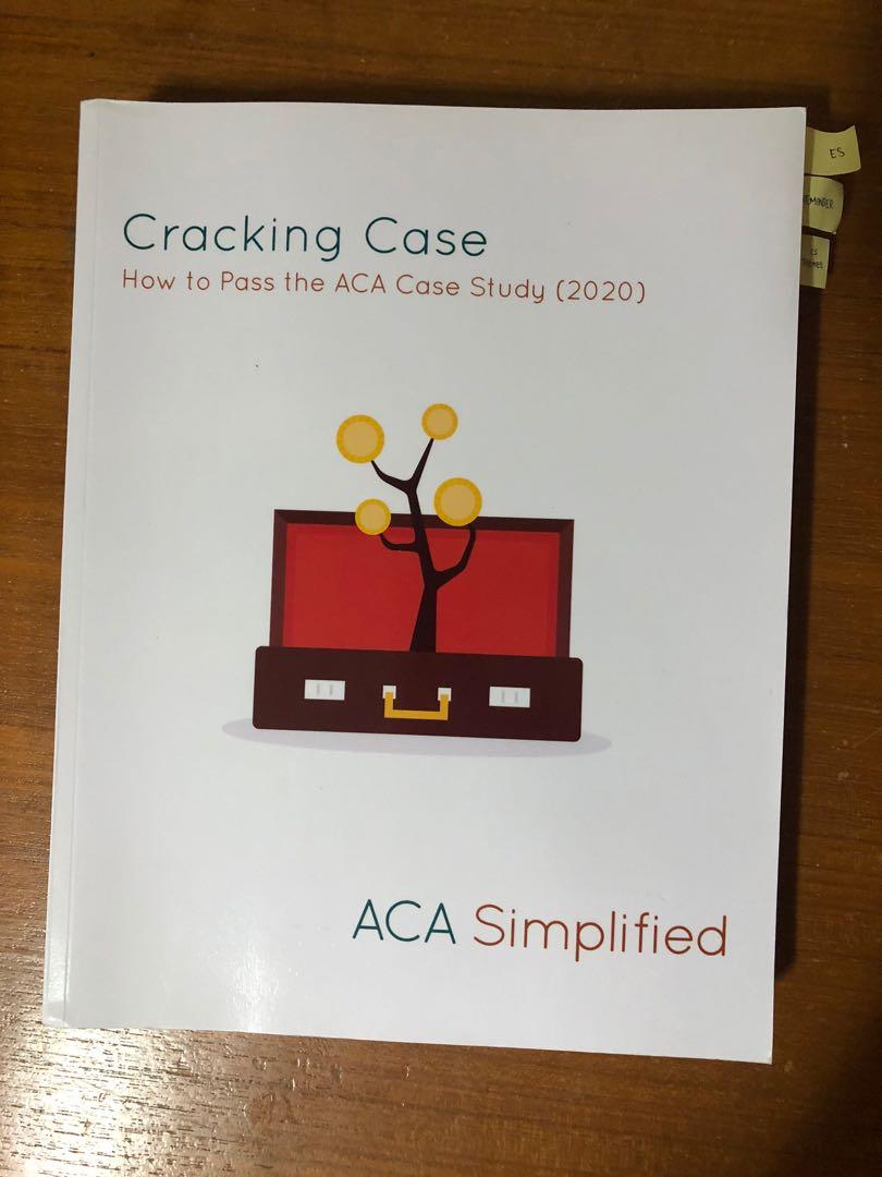 ICAEW ACA Simplified Case Study - Cracking Case, Computers & Tech ...