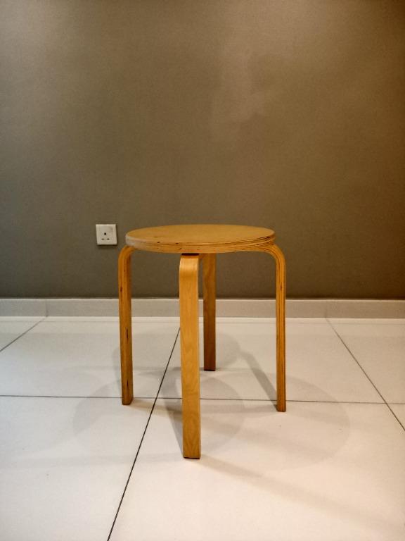 IKEA Frosta stackable wooden stool, Babies & Kids, Baby Nursery & Kids ...
