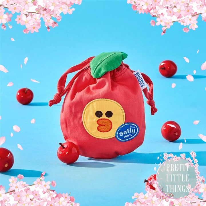 [INSTOCK] LINE FRIENDS SALLY APPLE STRING POUCH, Women's Fashion, Bags ...