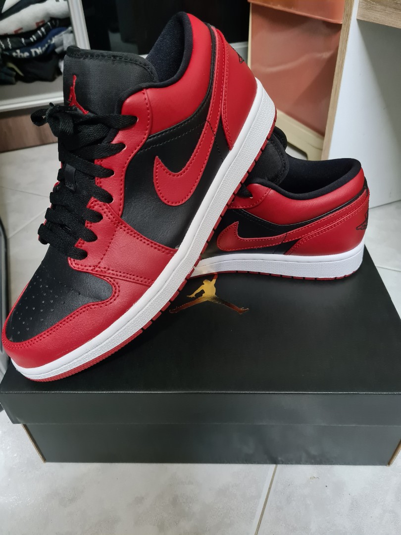 Jordan 1 reverse bred, Men's Fashion, Footwear, Sneakers on Carousell