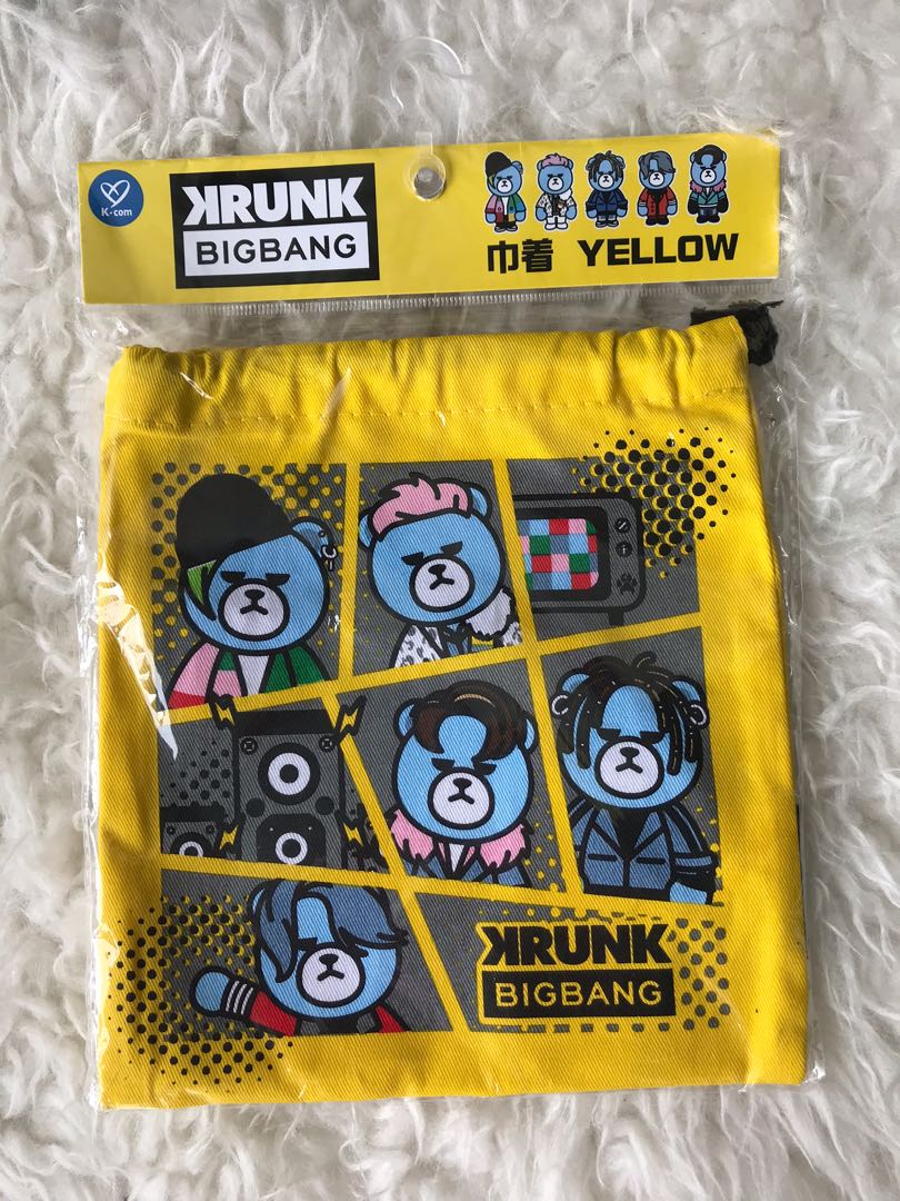 KRUNK BIGBANG POUCH, Hobbies & Toys, Memorabilia & Collectibles, K-Wave on Carousell