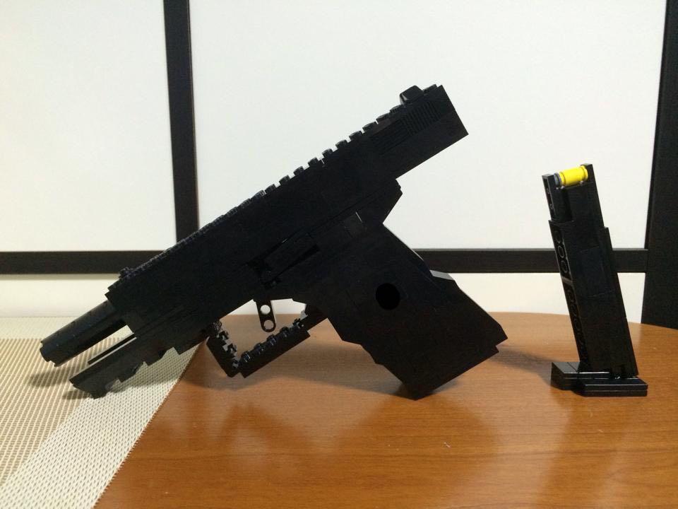 LEGO BrickGun BG22 (Glock with magazine), Hobbies & Toys, Toys & Games ...