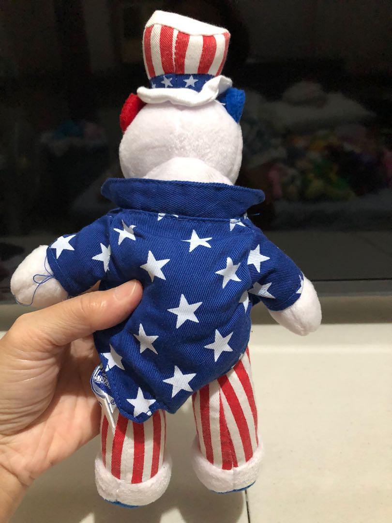 Limited Treasures 11” Uncle Sam Teddy Bear Plush, Hobbies & Toys, Toys ...
