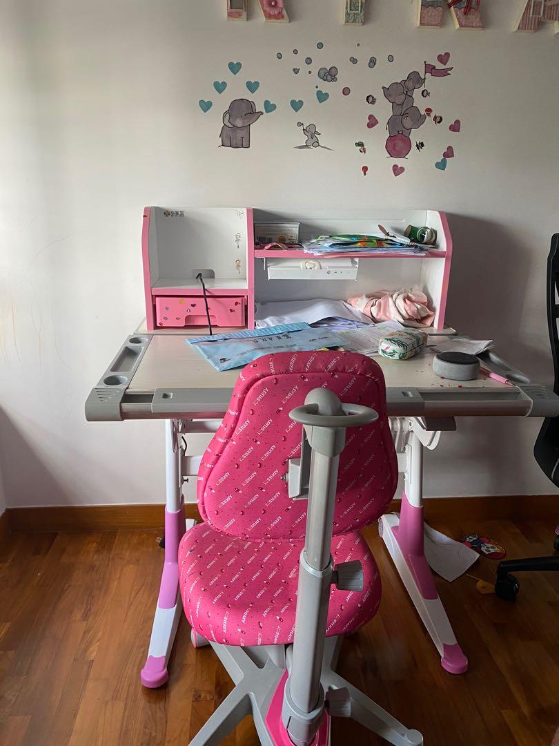 Little girls study table, Babies & Kids, Baby Nursery & Kids Furniture ...
