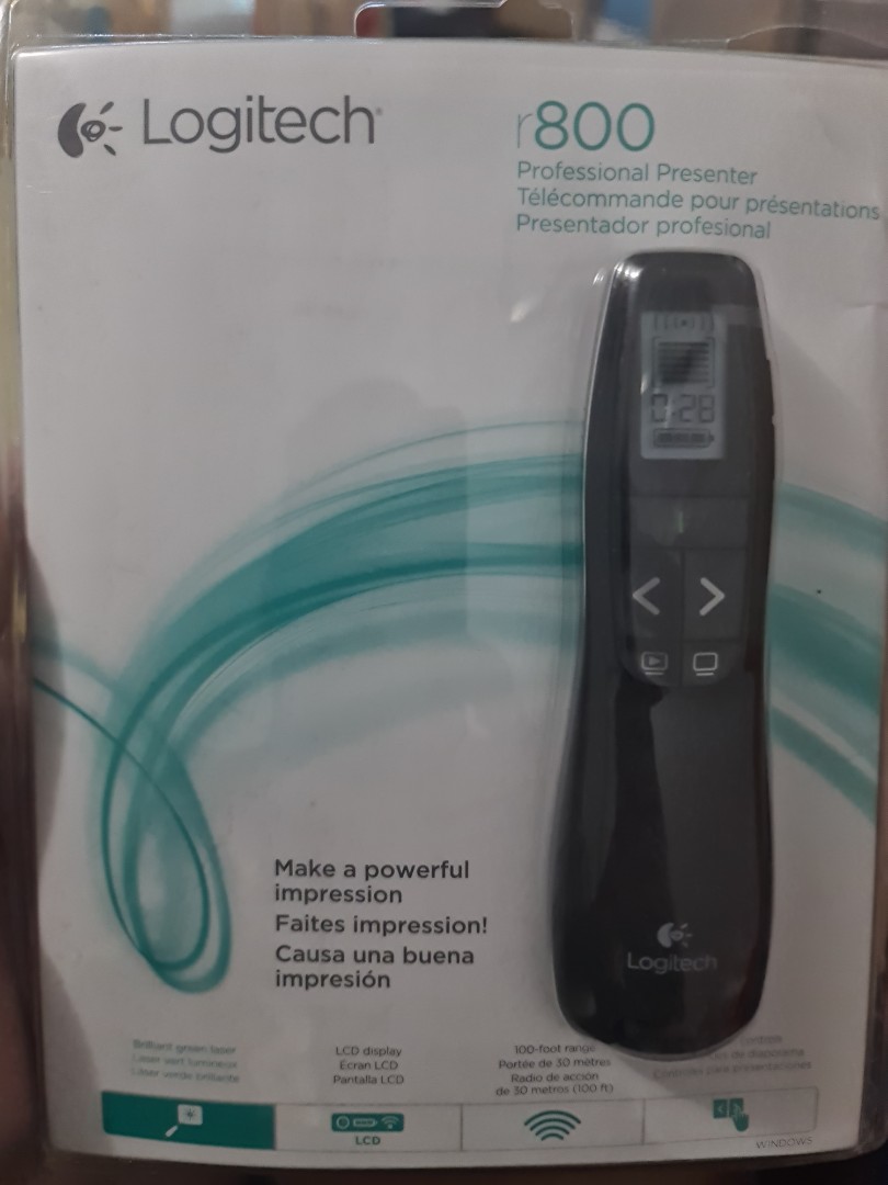 Logitech R800 Professional Presenter, Computers & Tech, Office ...