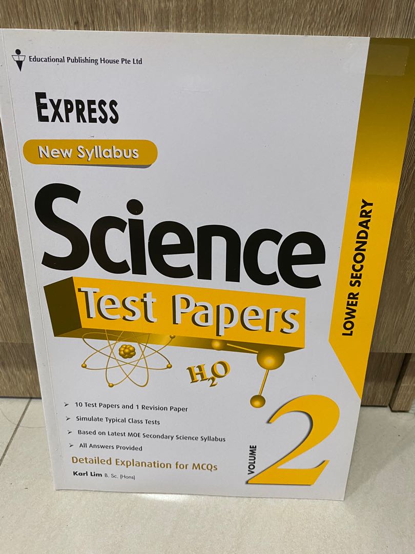 lower sec express science test papers vol 2, Hobbies & Toys, Books ...