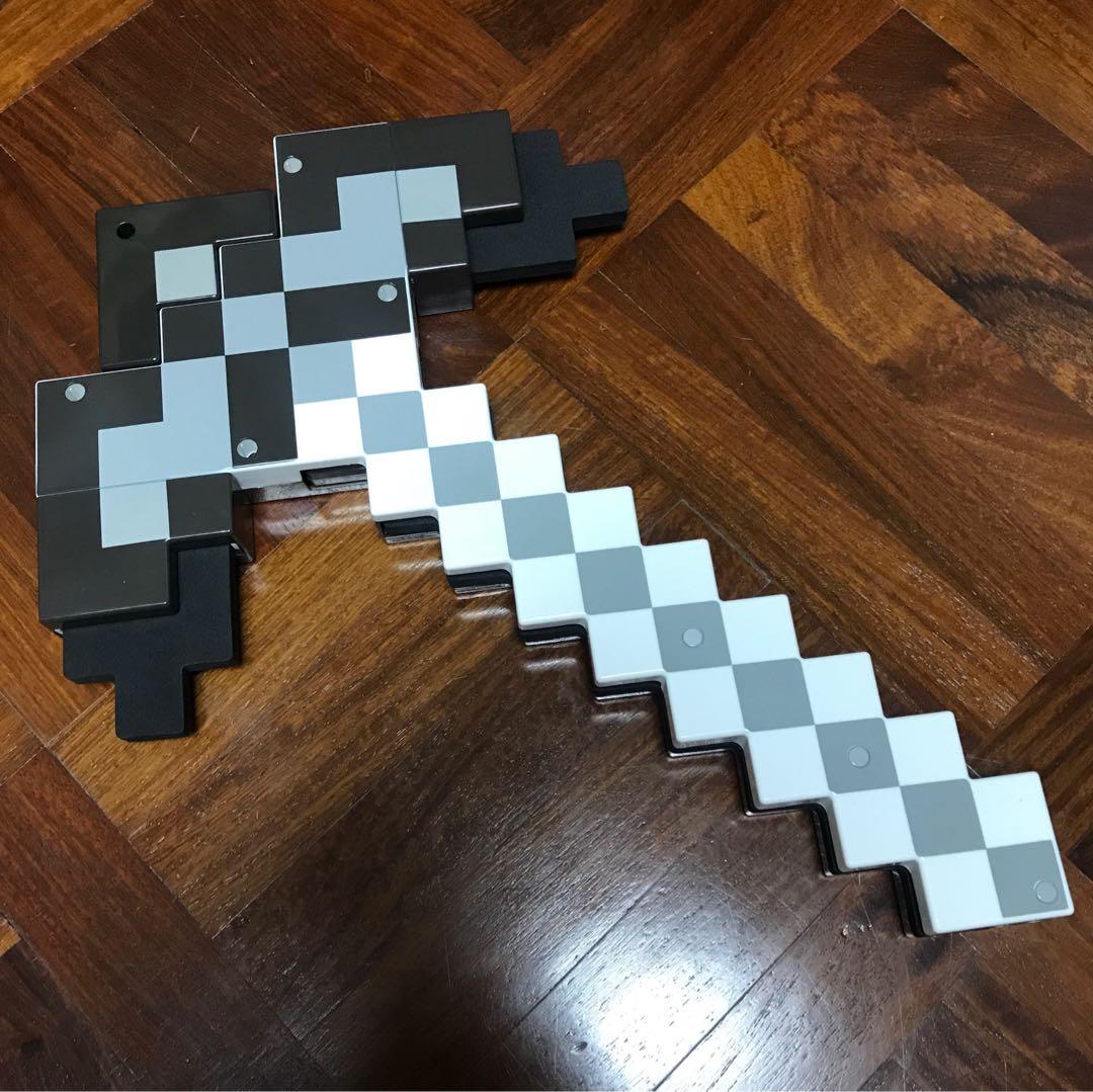 Minecraft Transforming Sword / Pickaxe, Hobbies & Toys, Toys & Games on ...