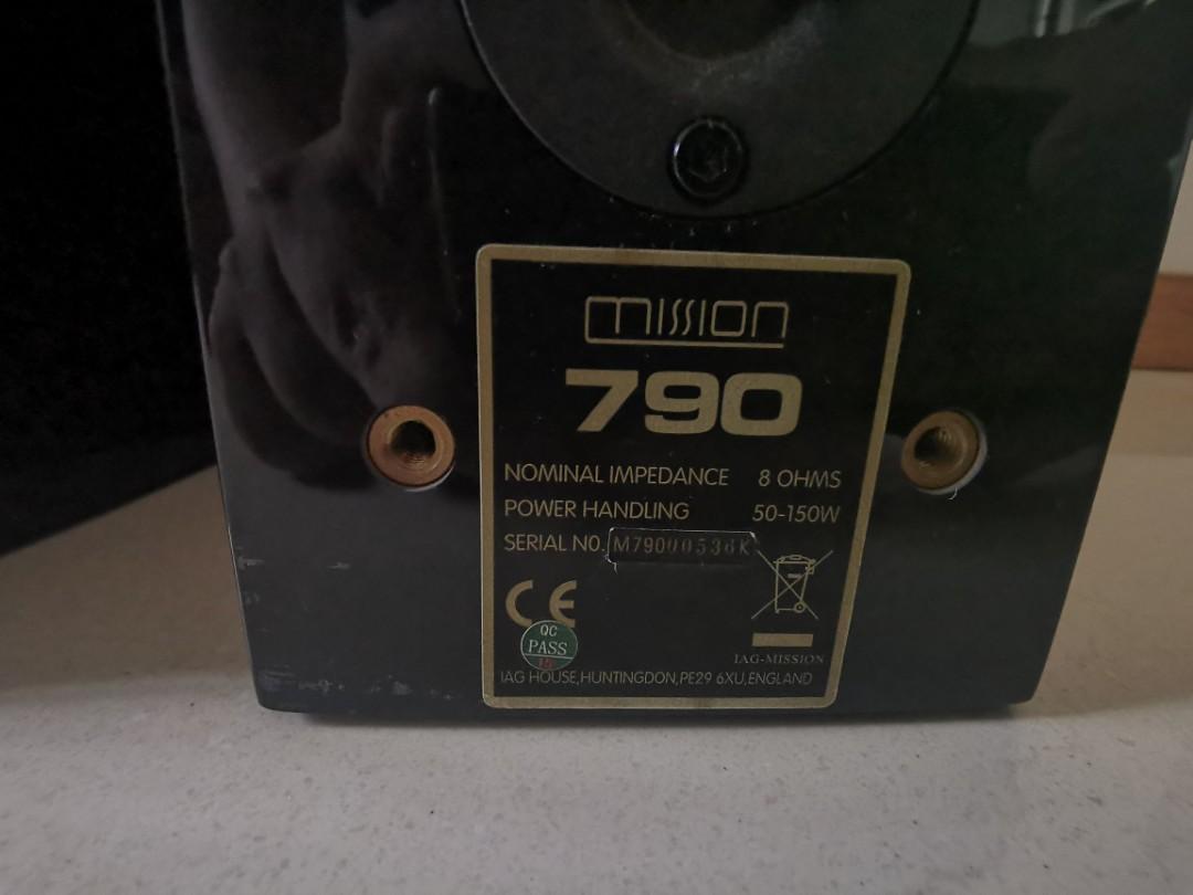 Mission 790 Bookshelf Speakers, Audio, Soundbars, Speakers & Amplifiers ...