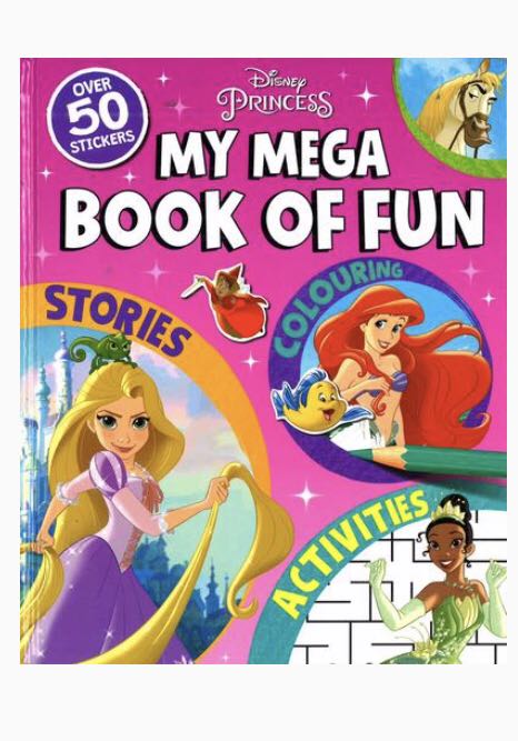 My Mega Book of Fun- Disney Princess (a big Book of stories, colouring ...