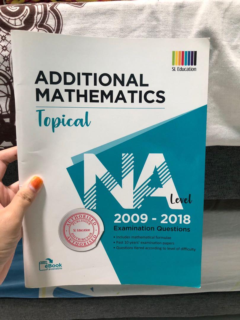 NA A-Maths Topical Series (2009-2018), Hobbies & Toys, Books ...