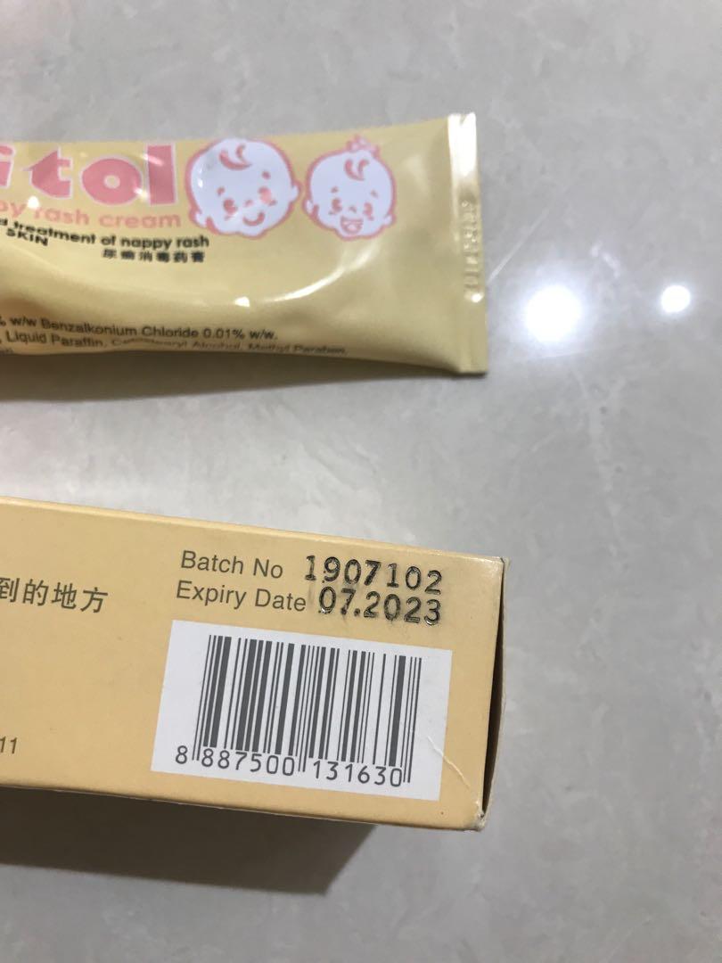 Napitol nappy rash cream, Babies & Kids, Bathing & Changing, Diapers ...