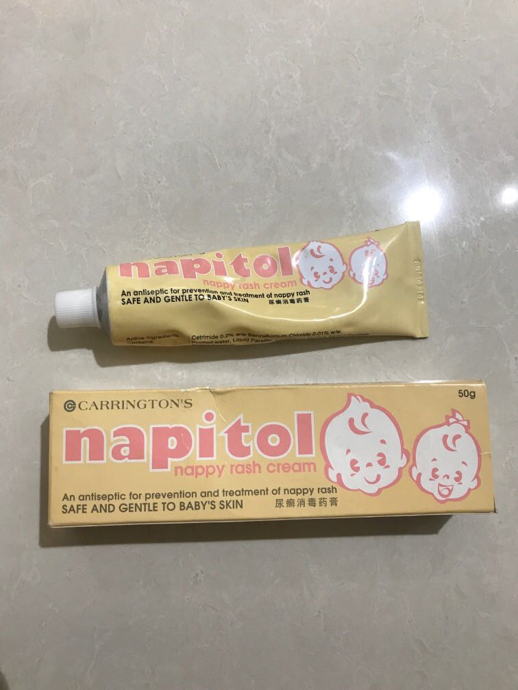 Napitol nappy rash cream, Babies & Kids, Bathing & Changing, Diapers ...