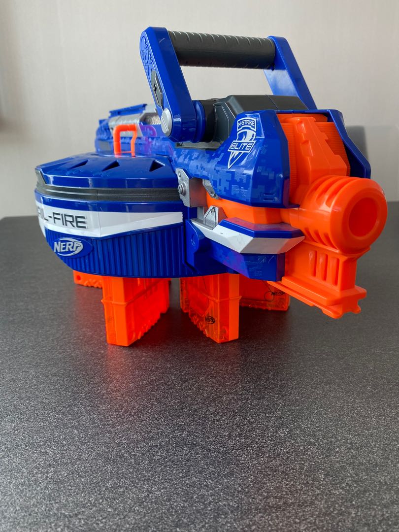 Nerf Hail-Fire, Hobbies & Toys, Toys & Games on Carousell