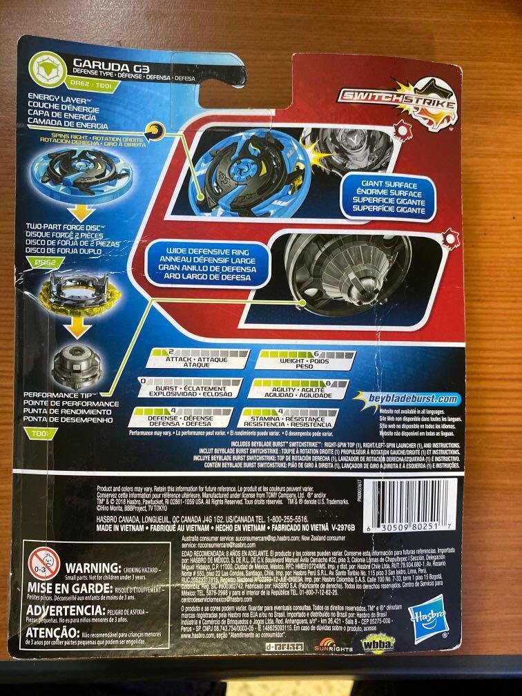 New Hasbro Beyblade Burst Turbo Garuda G3, Hobbies & Toys, Toys & Games ...