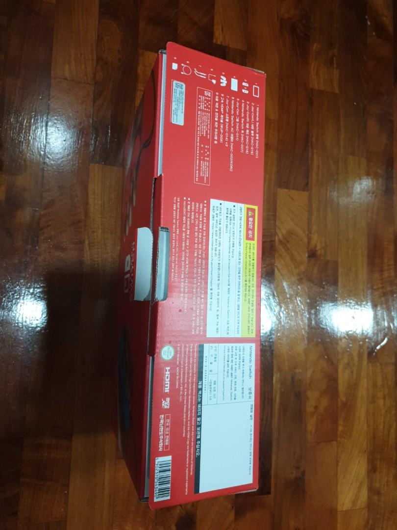 Nintendo Switch empty box, Video Gaming, Video Game Consoles, Nintendo ...