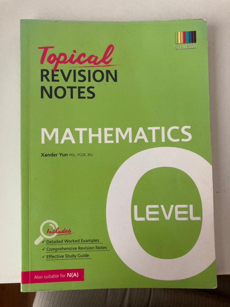 O Level Emath Topical Revision Notes, Hobbies & Toys, Books & Magazines ...