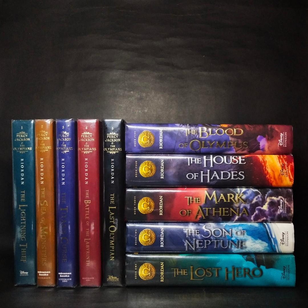 All Percy Jackson Books And Heroes Of Olympus