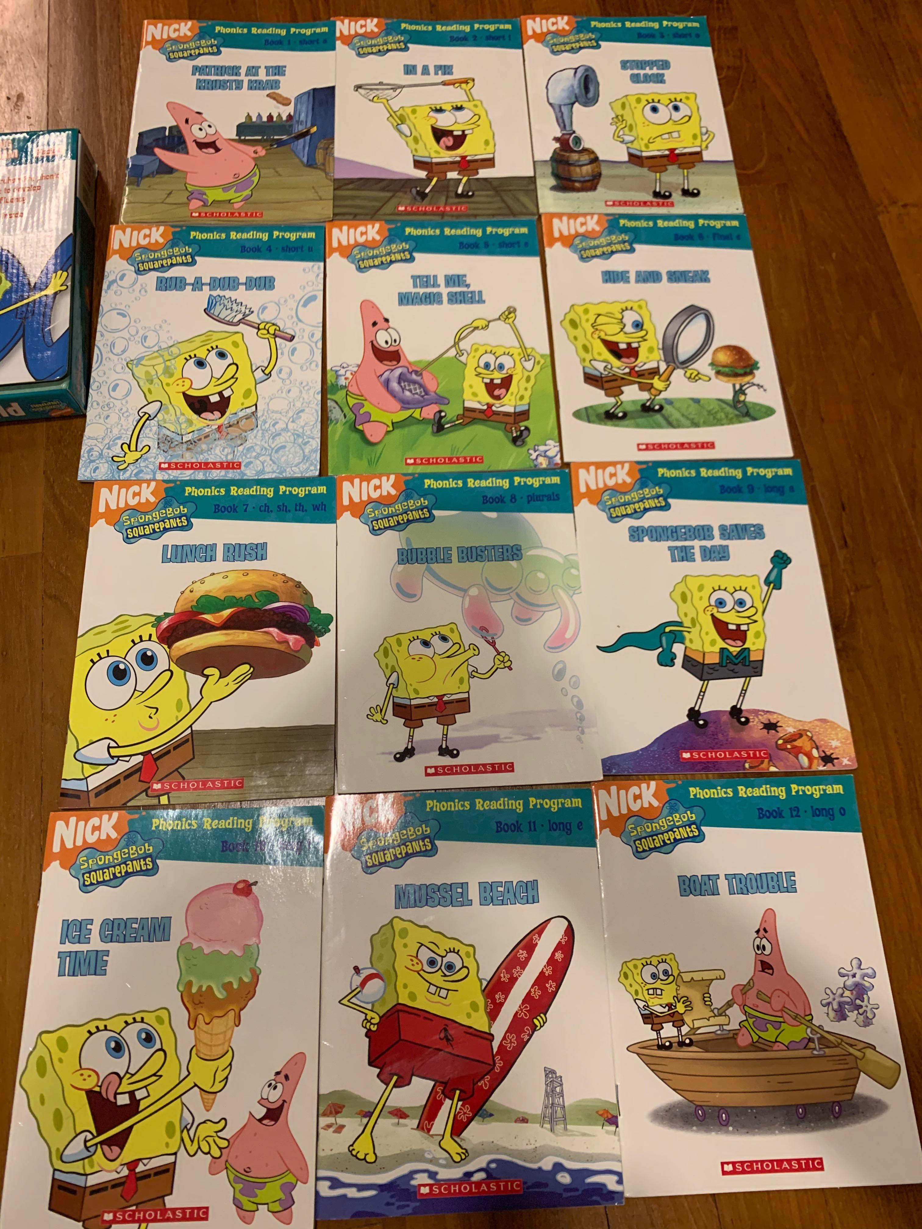 Phonics reading SpongeBob squarepants, Hobbies & Toys, Books ...