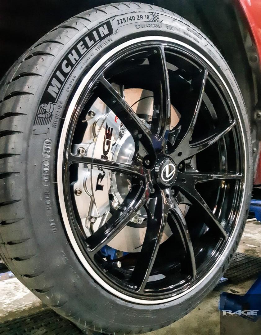 Rage 6 Pot Big brake kit, Car Accessories, Accessories on Carousell