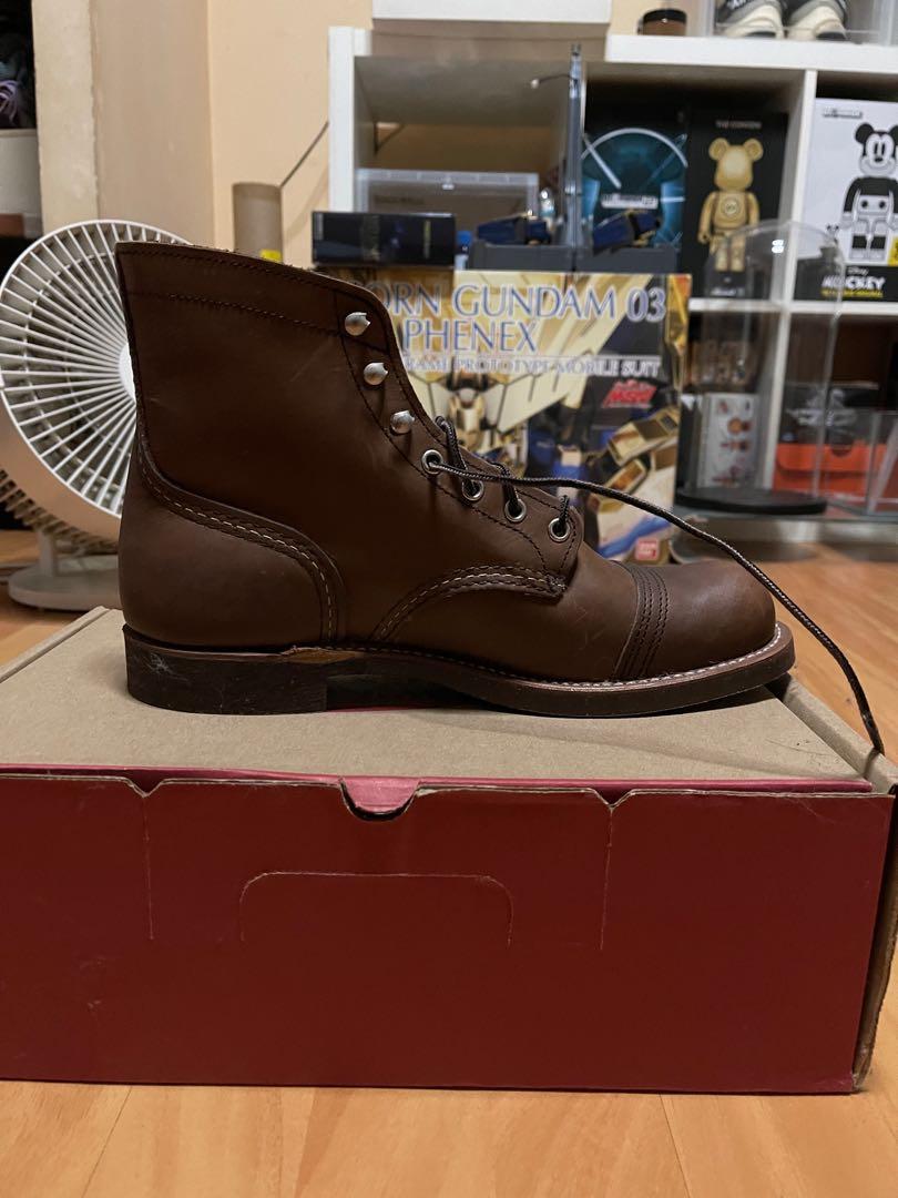 Red wing Iron Ranger 8081 Amber-harn, Men's Fashion, Footwear, Boots on ...