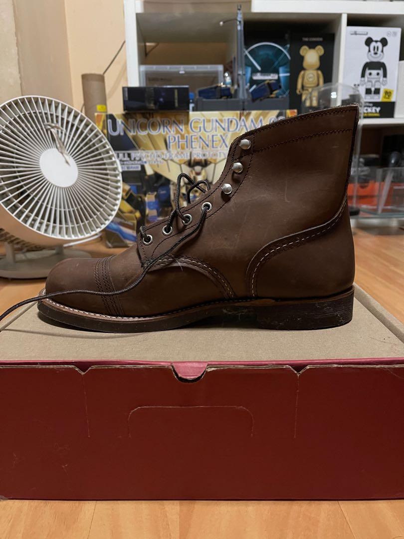 Red wing Iron Ranger 8081 Amber-harn, Men's Fashion, Footwear, Boots on ...