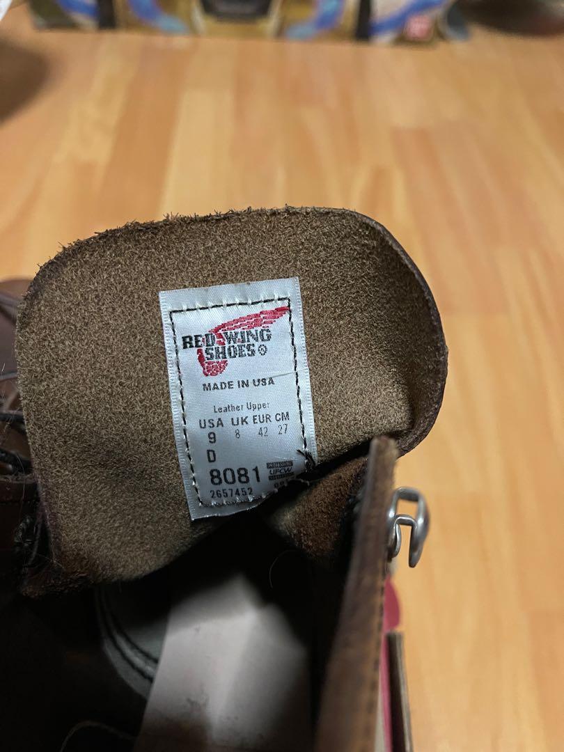 Red wing Iron Ranger 8081 Amber-harn, Men's Fashion, Footwear, Boots on ...