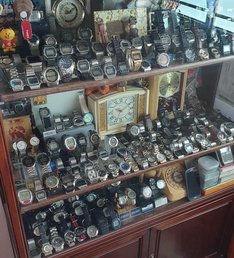 Retro old school vintage watches casio citizen seiko timex Alba fossil ...