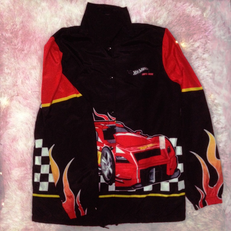 Retro Speed Racer Jacket, Women's Fashion, Coats, Jackets and Outerwear ...