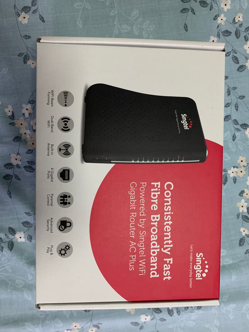 Singtel Fibre Broadband Modem Computers Tech Parts Accessories Networking On Carousell